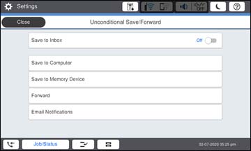 Viewing a Fax on the LCD Screen (Using the Fax Box)