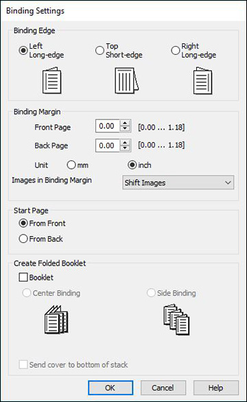 Selecting Double-sided Printing Settings - Windows