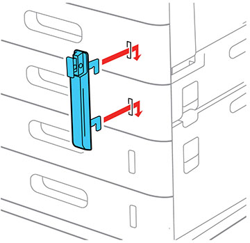 Using the Optional Paper Cassette Lock