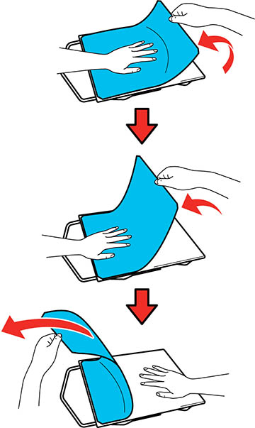 Removing the Grip Pad from the Platen