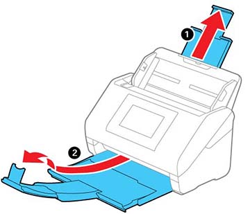 Loading Multiple Sizes of Originals in the Input Tray