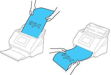 Cómo cargar papel largo