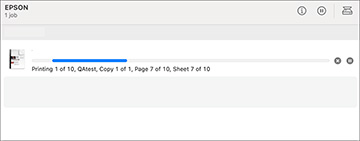 Checking Print Status - Mac
