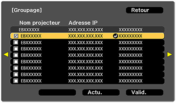 Configuration automatique de la mosaïque