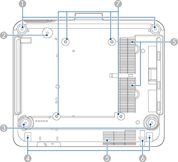 Projector Parts - Base