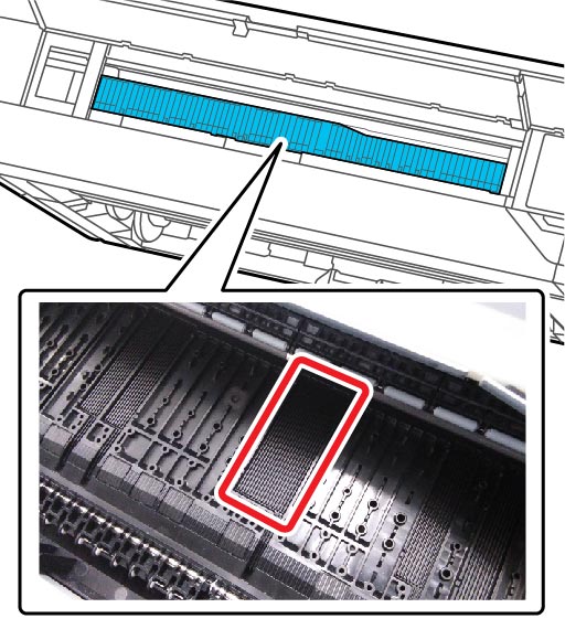 Nettoyage de la platine et des bords des coussinets pour impression ...