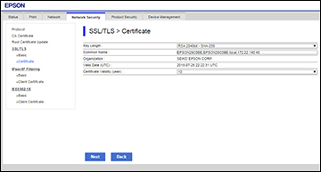 Updating a Self-signed Certificate