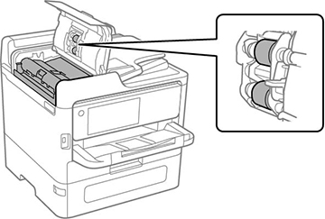 Cleaning the Automatic Document Feeder