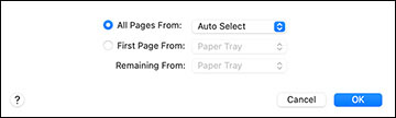 Selecting Basic Print Settings - PostScript Printer Software - Mac