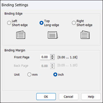 Selecting Double-sided Printing Settings - Windows
