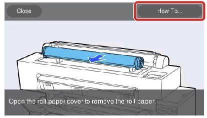 Removing Roll Paper
