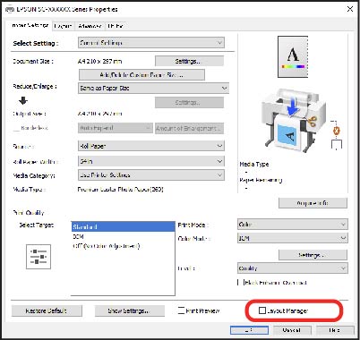 Using Layout Manager - Windows