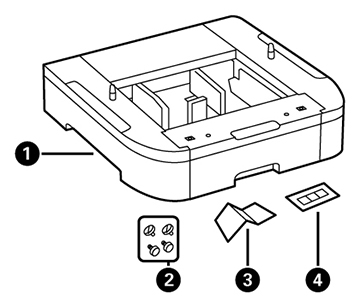 Installing the Optional Paper Cassette Units