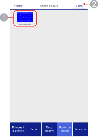 Opciones de Epson Web Control