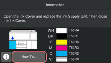 Replacing the Ink Packs