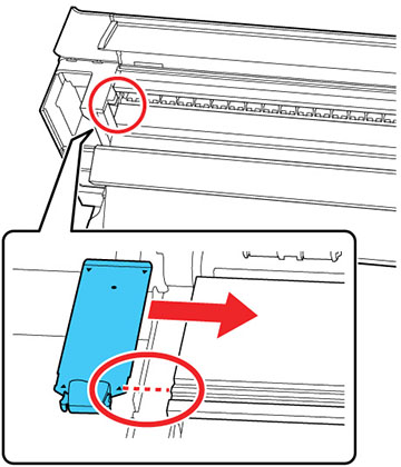 Replacing the Media Edge Guides