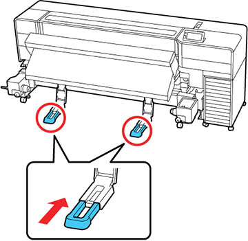 Removing Media from the Auto Take-up Reel