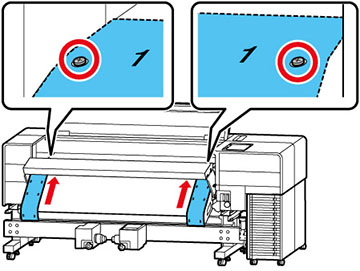 Adjusting the Auto Take-up Reel (Parallel Adjustment)