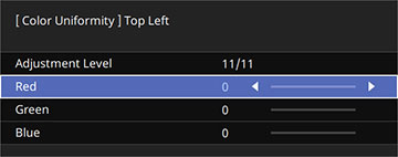 Adjusting the Color Tone (Color Uniformity)