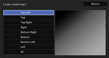 Adjusting the Color Tone (Color Uniformity)