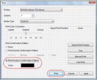Adjust Print Position