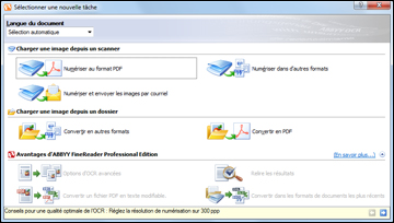Numérisation à l'aide d'un logiciel de reconnaissance optique des ...