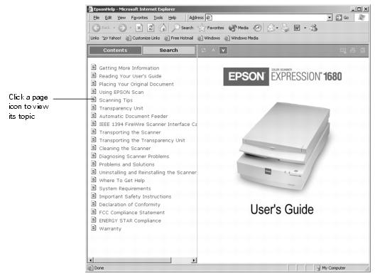 Viewing Your Electronic User's Guide