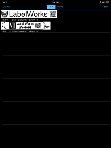 Saving Labels in iLabel