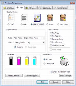 Print From a Program