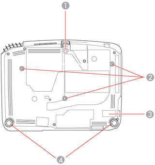 Projector Parts - Base