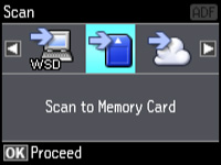 Starting a Scan Using the Product Control Panel