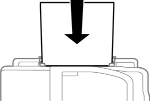 Loading Paper and Envelopes in the Rear Feed Slot