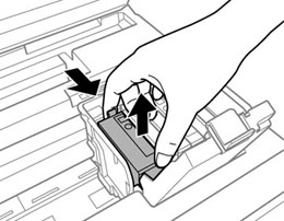 Removing and Installing Ink Cartridges