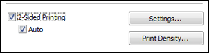 Selecting Double-sided Printing Settings - Windows