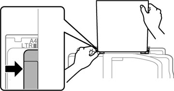 Loading Paper and Envelopes in the Rear Feed Slot