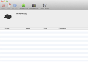 Checking Print Status - Mac OS X 10.5/10.6/10.7