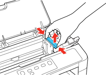 Removing and Installing Ink Cartridges