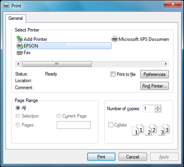 Printing Your Document or Photo - Windows