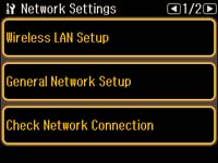 Printing a Network Status Sheet