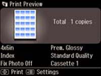 Printing Photo Proofsheets from a Memory Card