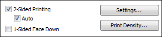 Selecting Double-sided Printing Settings - Windows