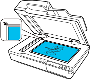 Placing Originals on the Scanner Glass