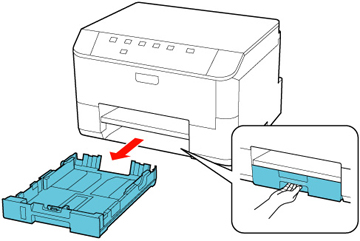 Loading Paper in the Cassette