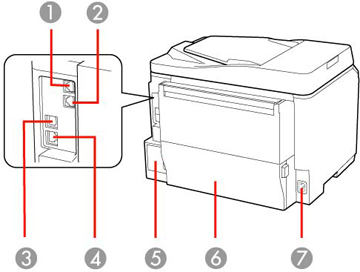 Printer Parts - Back