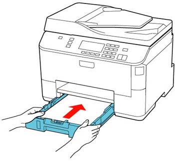 Loading Paper in the Cassette