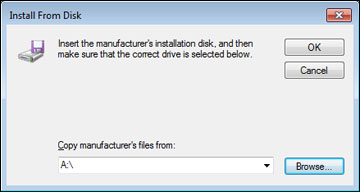 Installing the PCL or PostScript Printer Software - Windows 7/Windows Vista