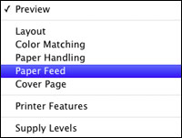 Selecting Basic Print Settings - PostScript Printer Software - Mac OS X